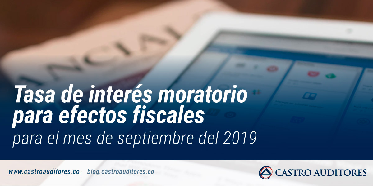 Tasa de interés moratorio para efectos fiscales para el mes de ...